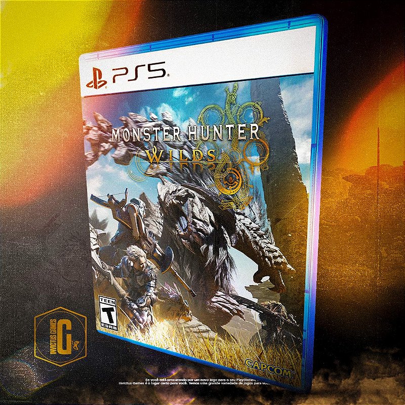 MONSTER HUNTER WILDS MIDIA DIGITAL PARA PS5 - [InvictusGames] - Sua ...