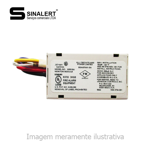 MÓDULO MONITOR - MARCA JOHNSON CONTROLS - Sinalert – Equipamentos e ...