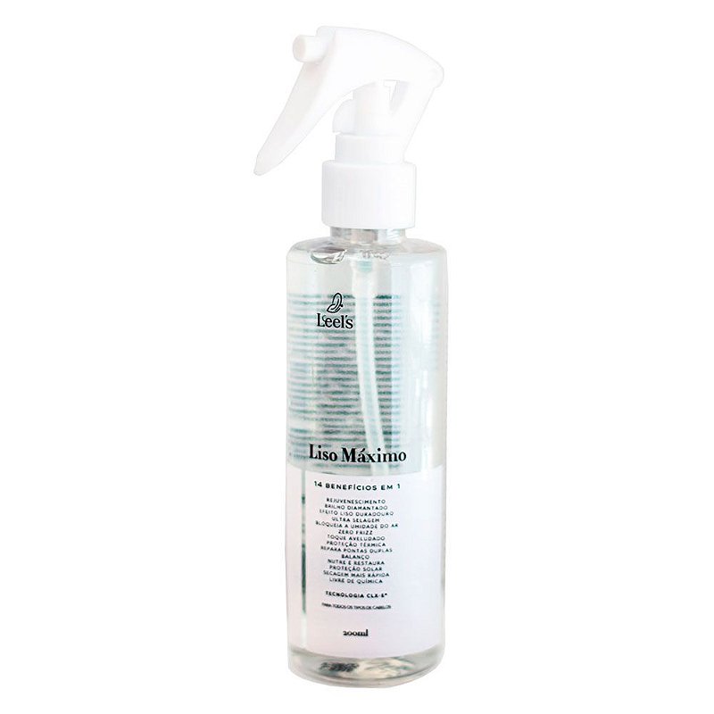 Spray Liso Máximo Leel's 200ml - Nuanda | Cabelo, Maquiagem, Skincare e ...