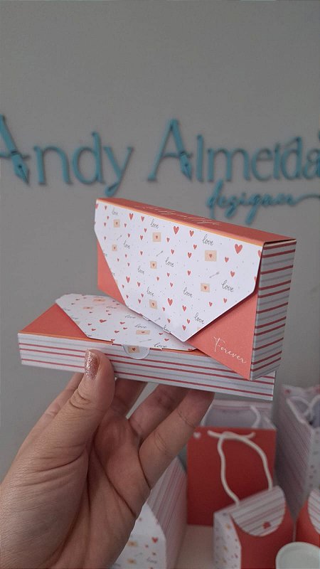 Caixa Barra Envelope 14x6x2cm - LIFE - Andy Almeida Designer