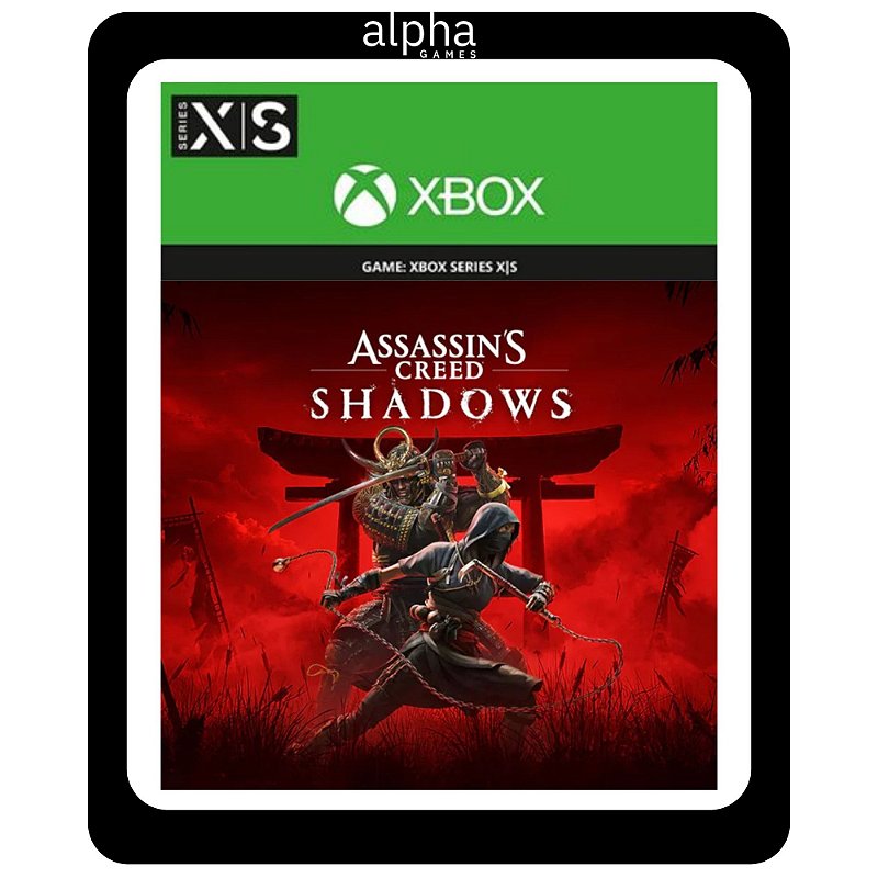 Assassin's Creed Shadows - Xbox Series X|S Mídia Digital - Alpha Games BR