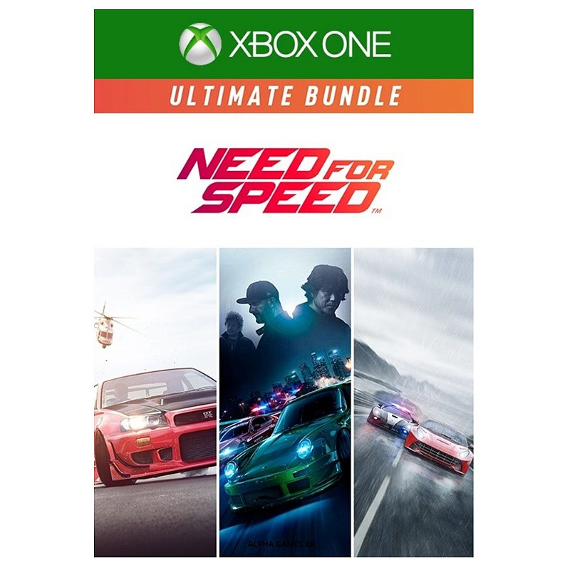 Need for Speed Conjunto Ultimate Xbox One Xbox Series X|S Mídia Digita ...
