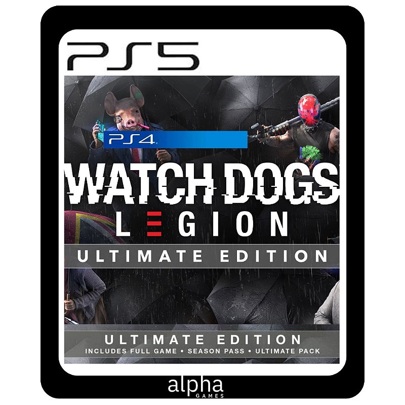 Watch Dogs Legion Ultimate Edition PS5 Mídia Digital - Alpha Games BR