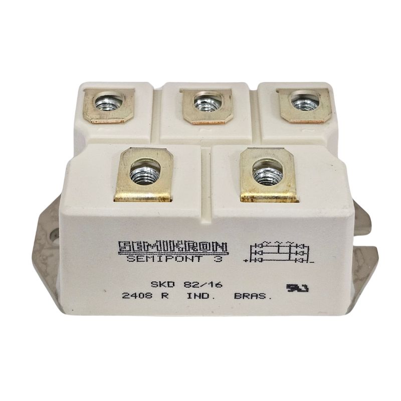 Ponte Retificadora Semikron SKD82/16 - Mercado Comp - Componentes ...