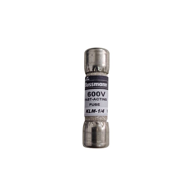 Fusível 250mA 600V 100kA Rápido Bussmann 600V Fast-Acting Fuse KLM-1/4 ...