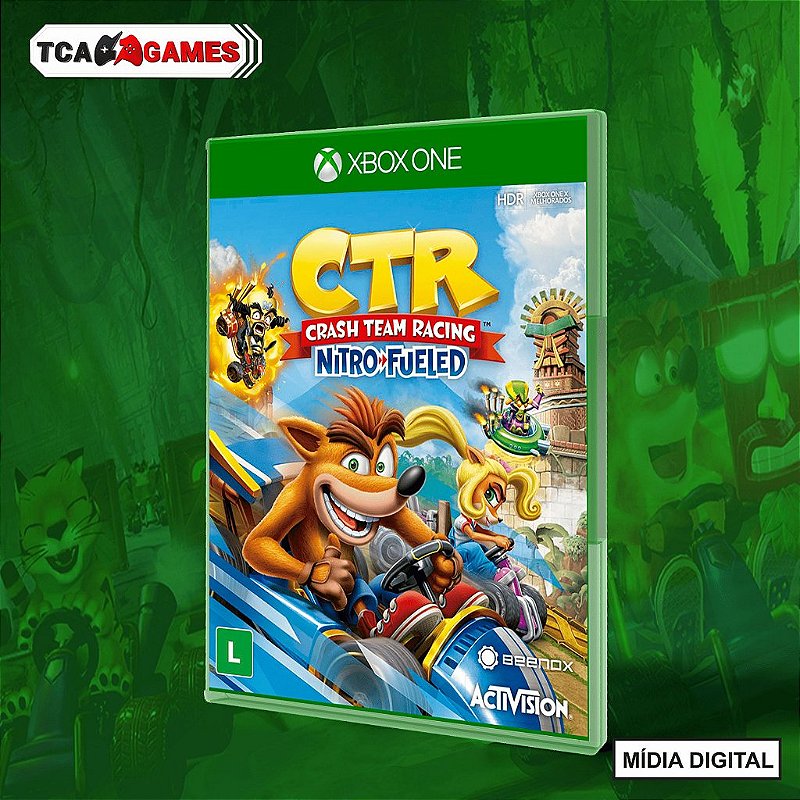 Crash Team Racing Nitro Fueled Xbox One Mídia Digital - Loja Tca