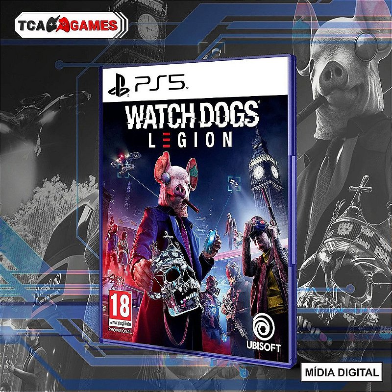 Watch Dogs Legion - PS5 - Mídia Digital - Loja Tca