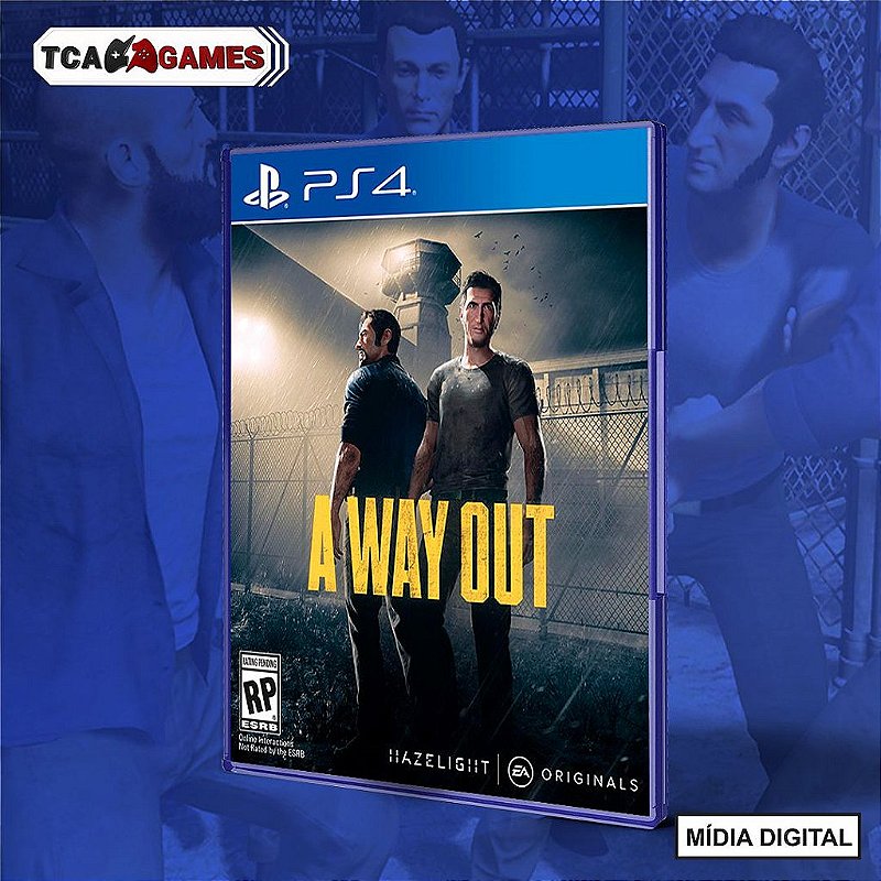 A Way Out - PS4 - Mídia Digital - Loja Tca