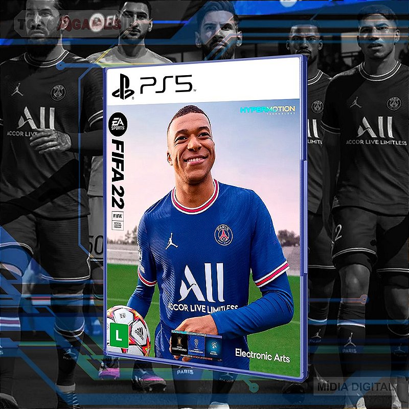 FIFA 22 – PS5 - Mídia Digital - Loja Tca