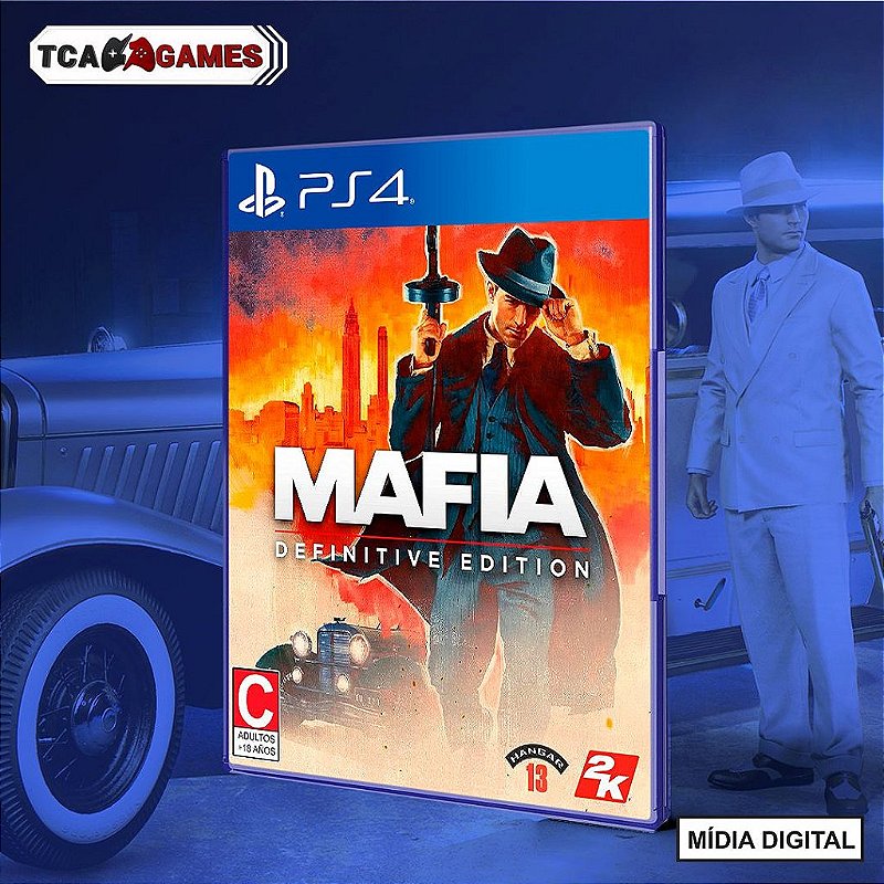 Mafia: Definitive Edition - PS4 - Mídia Digital - Loja Tca