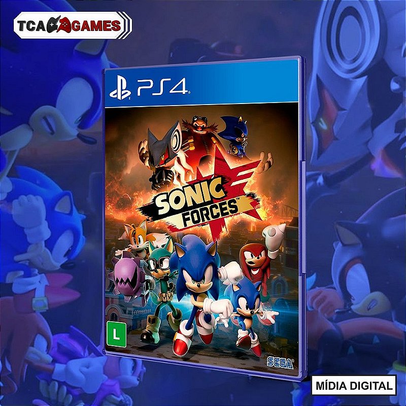 Sonic Forces - PS4 - Mídia Digital - Loja Tca