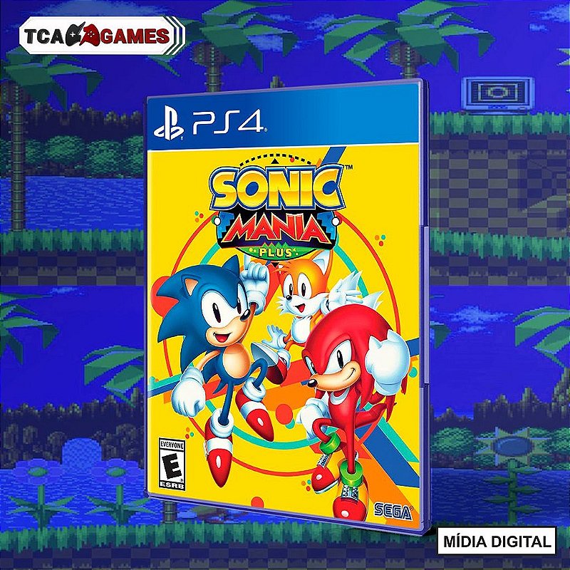 Sonic Mania - PS4 - Mídia Digital - Loja Tca