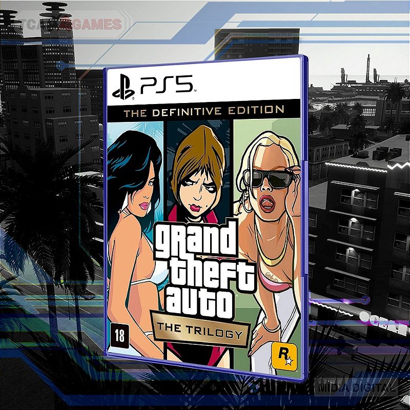GTA The Trilogy - The Definitive Edition - PS5 - Mídia Digital - Loja Tca