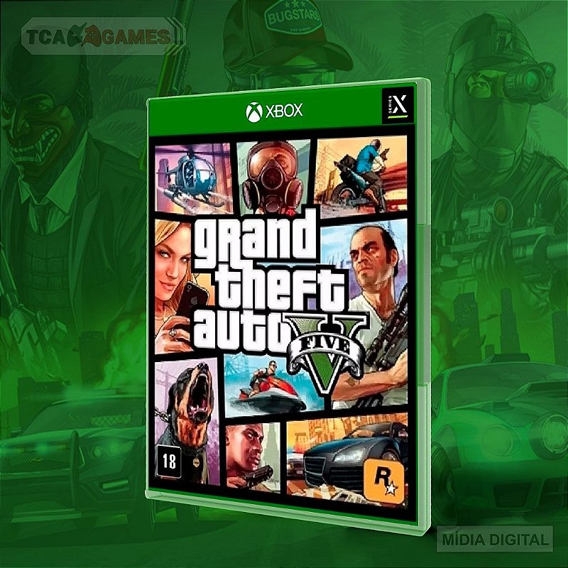 Gta 5 Xbox Series X|S Digital - Loja Tca
