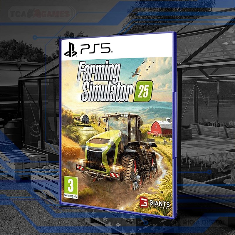 Farming Simulator 25 - PS5 - Mídia Digital - Loja Tca