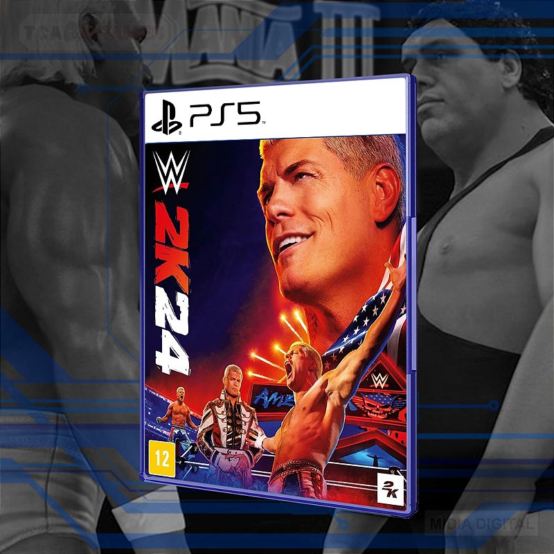 WWE 2K24 - PS5 - Mídia Digital - Loja Tca