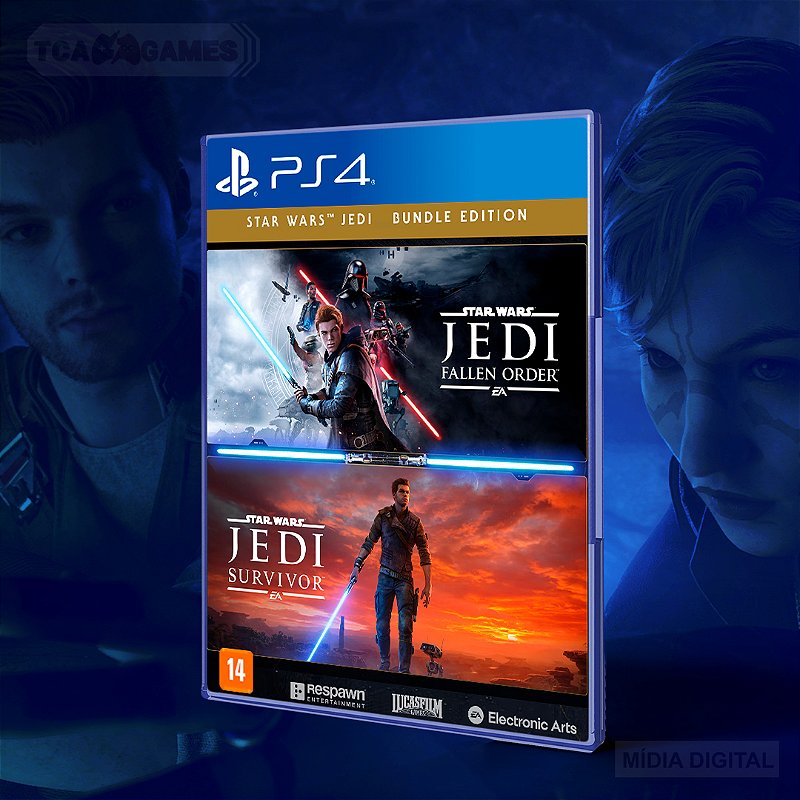 Star Wars Jedi Bundle - Fallen Order - Survivor - PS4 - Mídia Digital ...