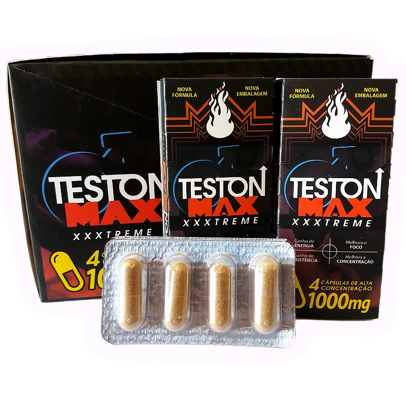 Kit Teston Max 100% Natural 24 Cápsulas Multivitta - Empório Fortunata ...