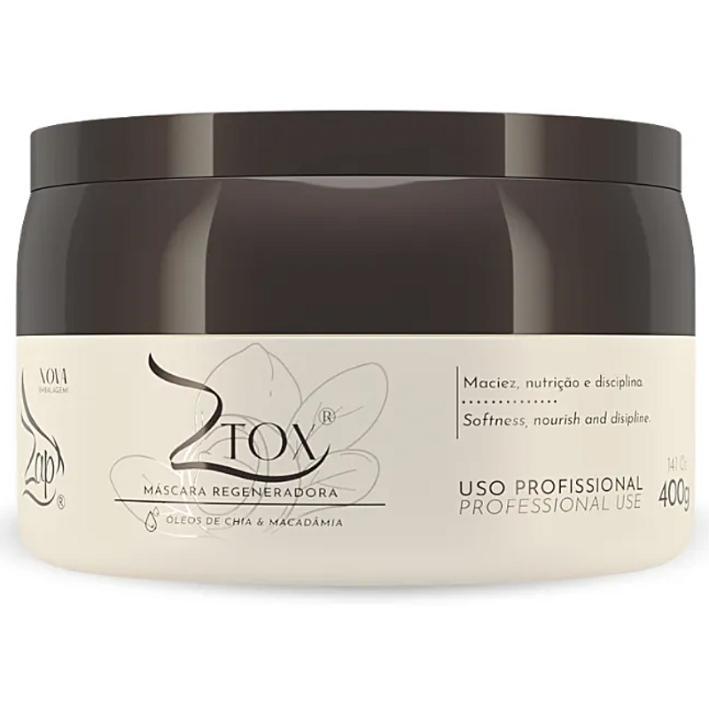 Zap Botox Ztox Máscara Regeneradora 400g - Distribuidora Direta