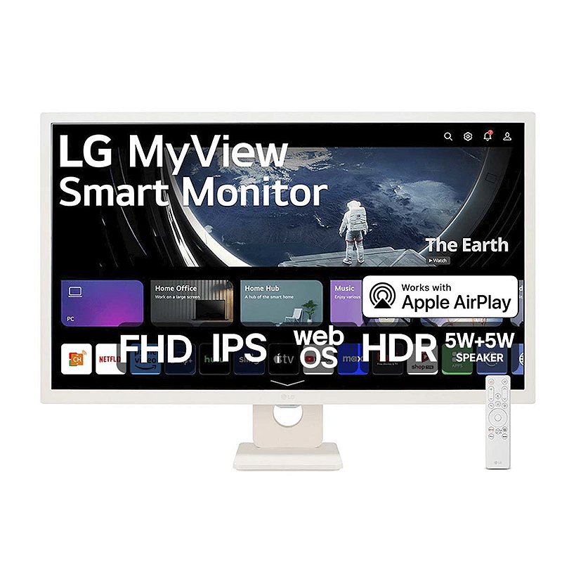 Monitor Tv Smart LG Myview 32 Fhd Hdr10 Hdmi Usb Ips Wifi - Digimer
