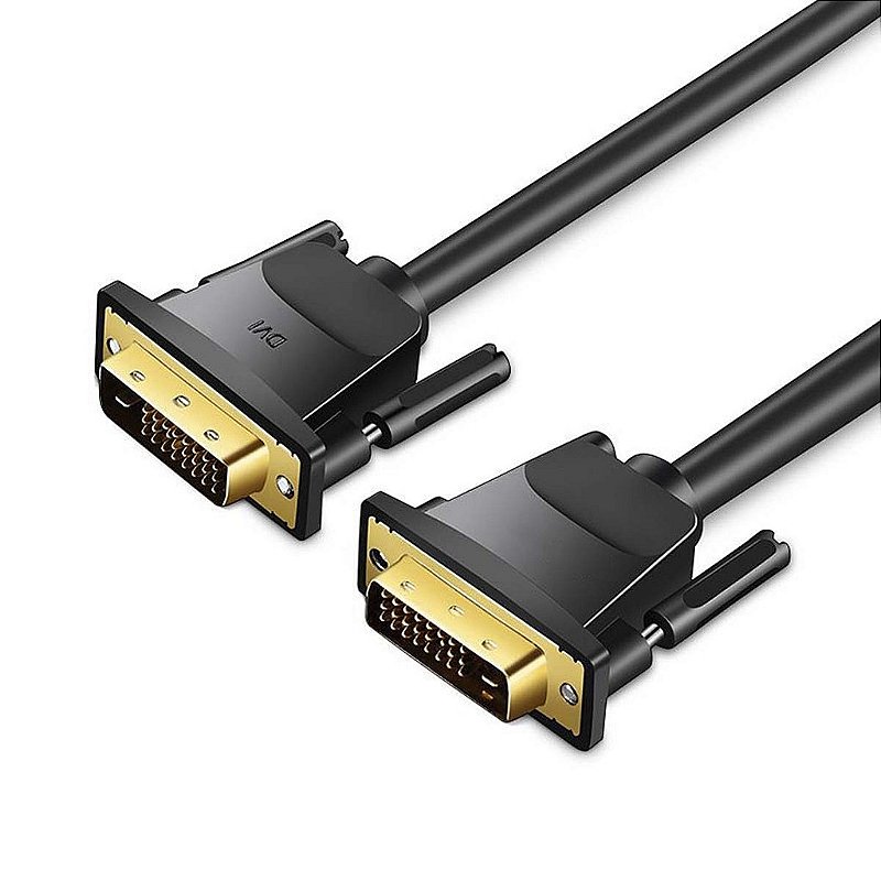 Cabo Dvi-D Digital 24+1 De 1,8m Dual Link Até 144hz Preto - Digimer