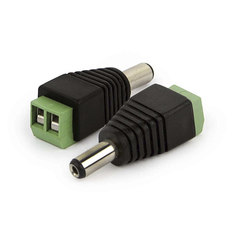 Conector Bnc P4 Macho Borne Cftv Camera 5,5*2,5mm Unidade - Digimer
