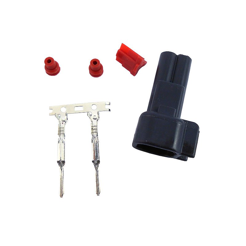 Conector 2 vias Bico USCar ETE8726 GM Captiva - Cód.5840 - Asllan Autopeças