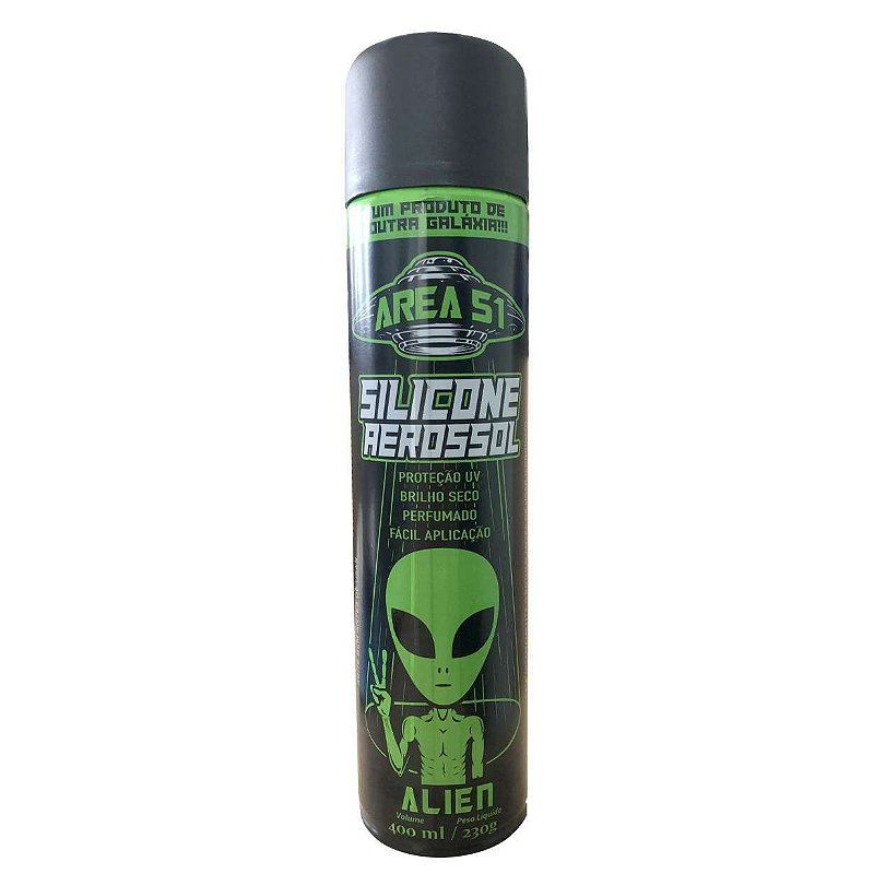 Silicone Spray Area 51 Destaque Alien 400ml - Centralsul ...