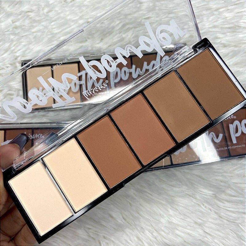 Paleta de Contorno em Pó - Smooth Powder - luisance - Ella Makeup - Ella Makeup