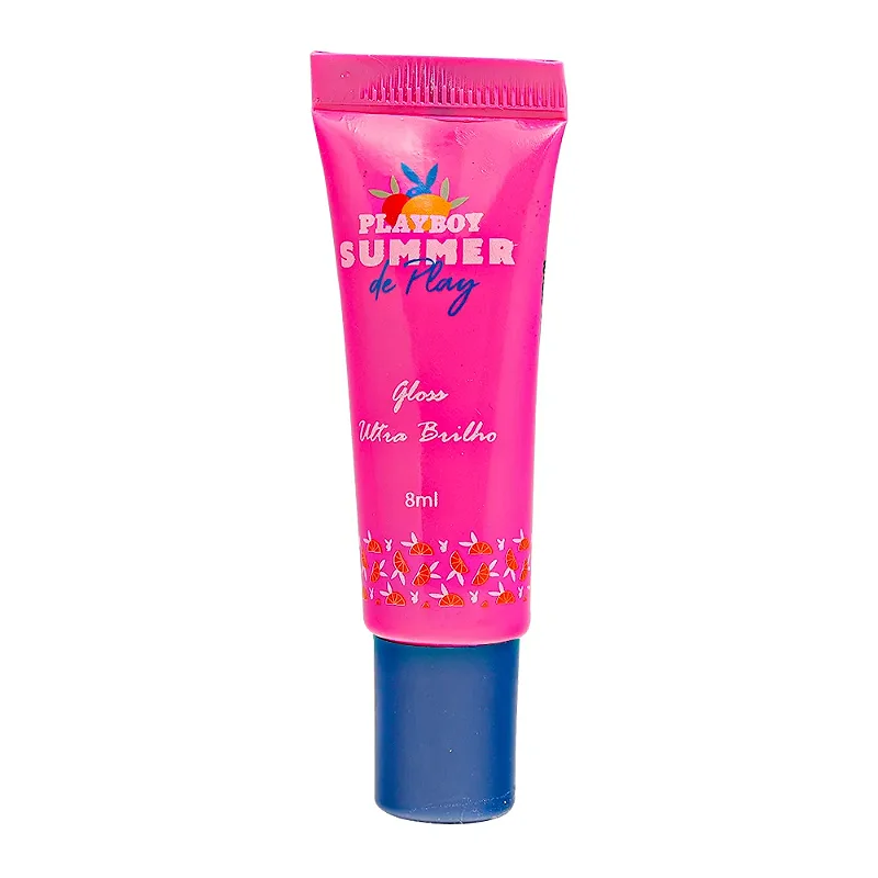 GLOSS LABIAL ULTRA BRILHO SUMMER - PLAYBOY - Ella Makeup - Ella Makeup
