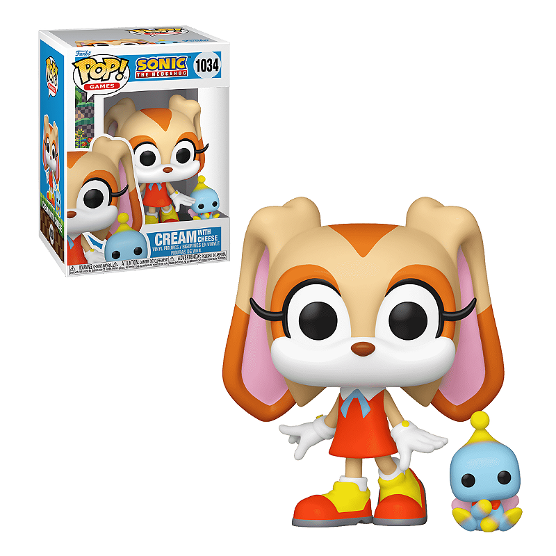 Funko Pop Sonic Cream With Cheese 1034 - Portal Mundo Pop