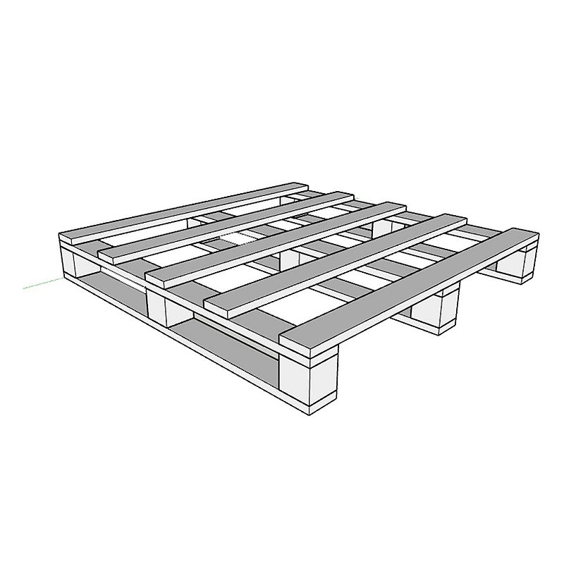 Pallet Madeira 100x100 cm - Decor SP