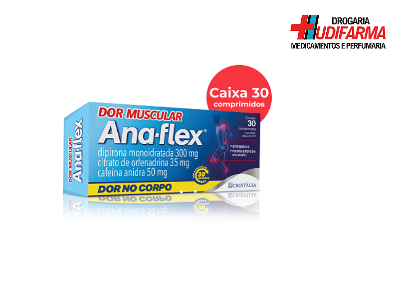 Ana-Flex 30 comprimidos - Drogaria Udifarma