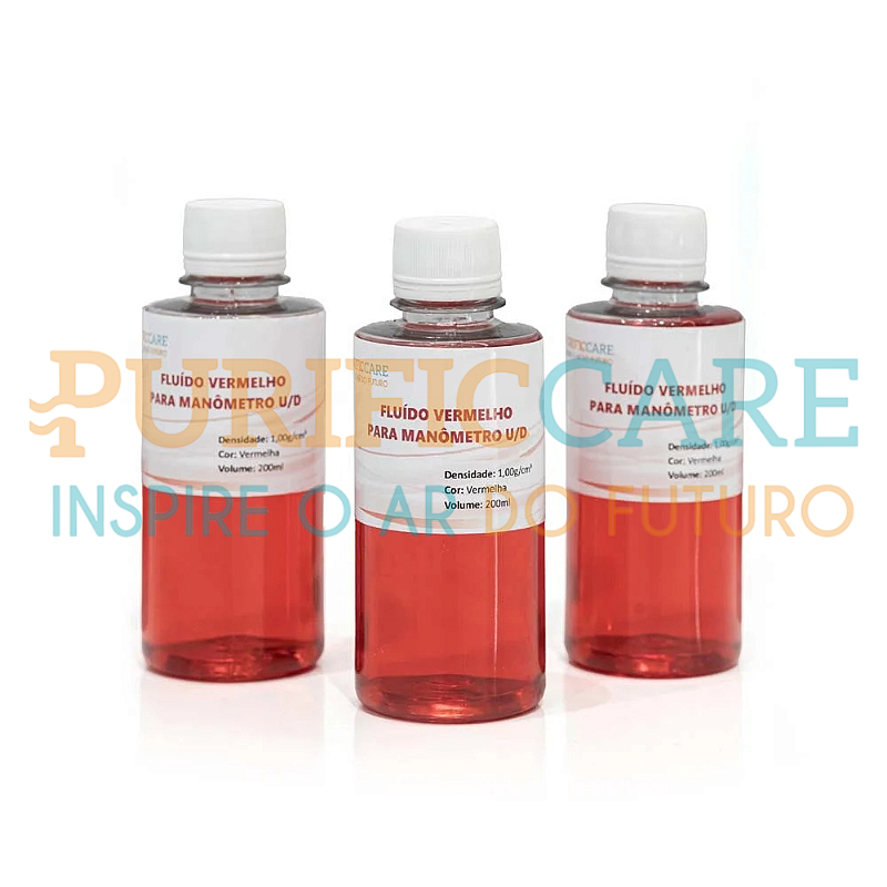 Fluído Manométrico - Líquido de aferição - Purificcare