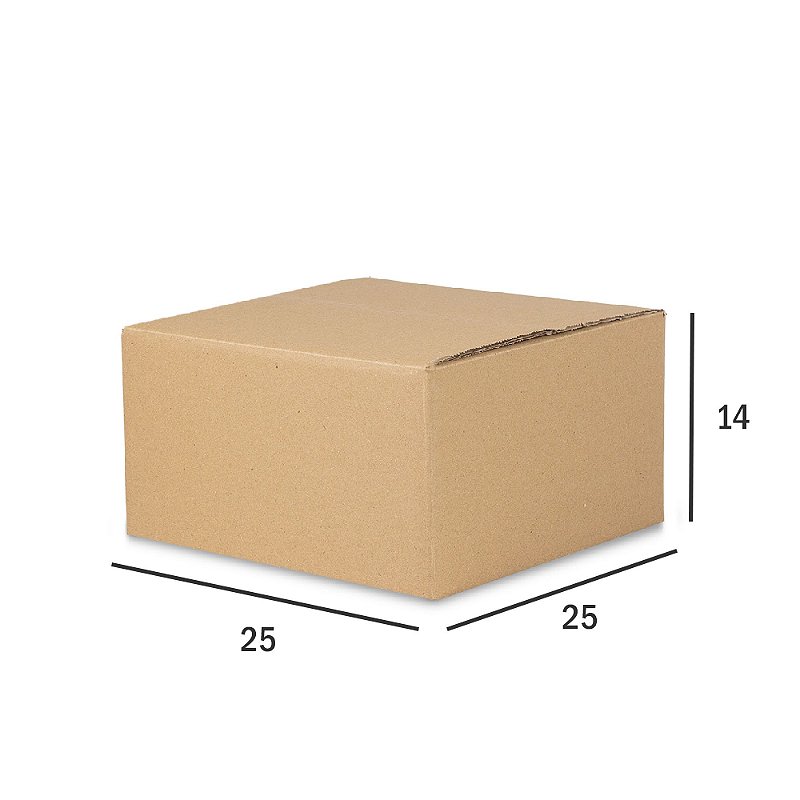 Caixa MLT 20 - 25x25x14 cm - 123 Caixas - Embalagens para E-commerce ...
