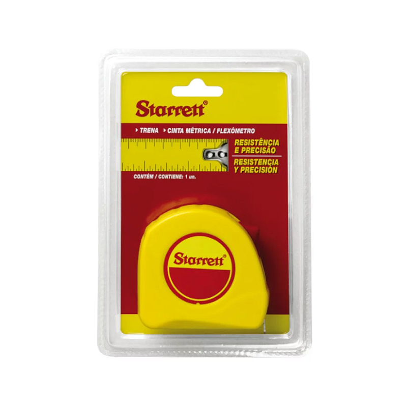 Trena Starrett Amarela 3 Metros - Regemad Madeiras