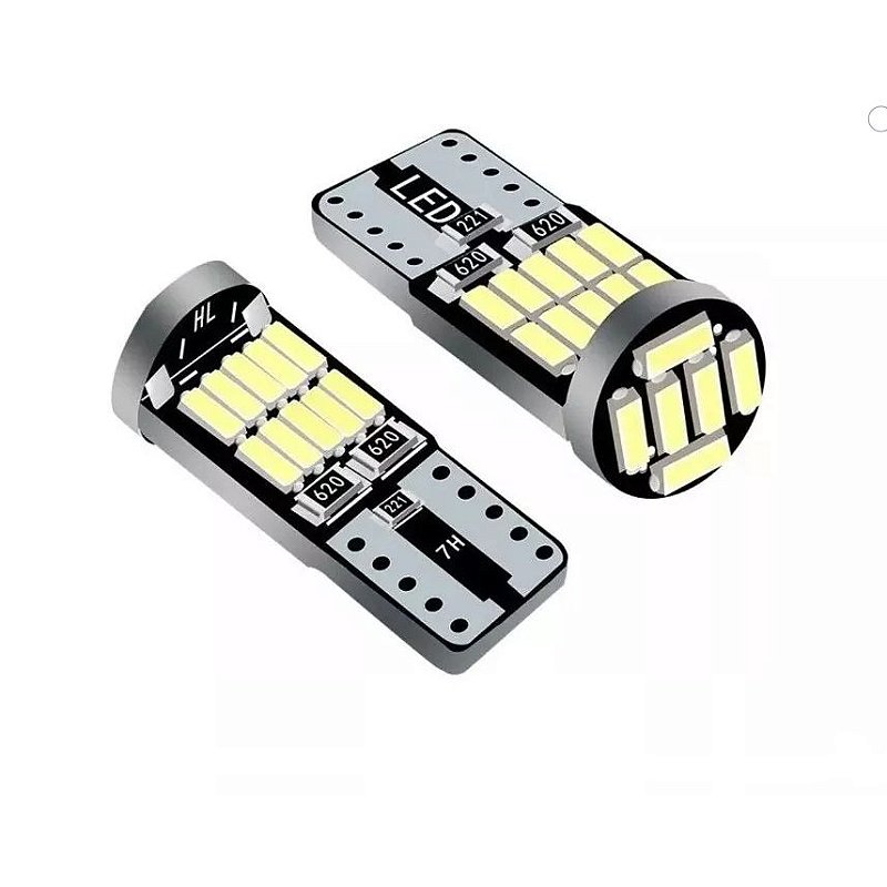 LAMPADA LED T10 26 LEDS 6000K 12V - Four Leds Lampadas Automotivas
