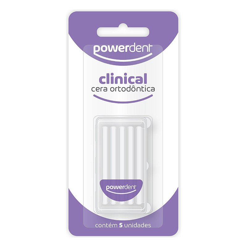 Cera Ortodôntica Clinical 5 Uni - Powerdent - Sorriso Mania