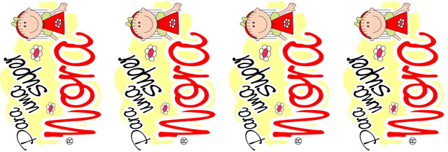 Decalque para Porcelana Familiares -Nora - Decalcor