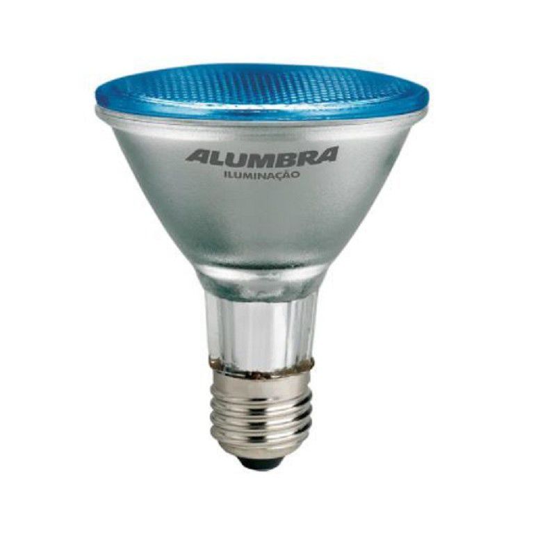 Lâmpada Halógena Luz Azul Alumbra Par30 127v 50w 30º E27 - VM Armazém