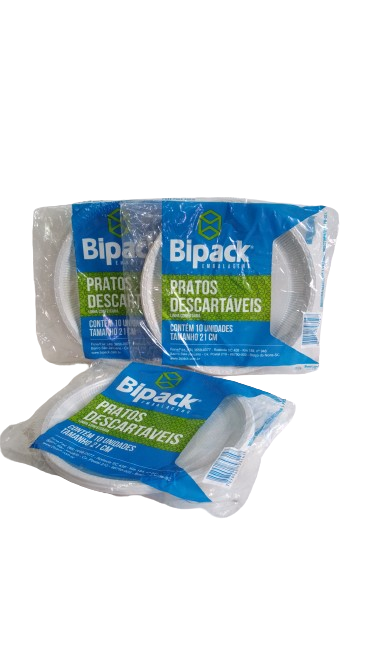 BIPACK PRATO PR21 C/10 UNID. PCT - Macedo Embalagens