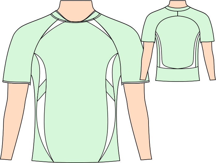 Molde de Camiseta Esportiva de Futebol - Modelitus