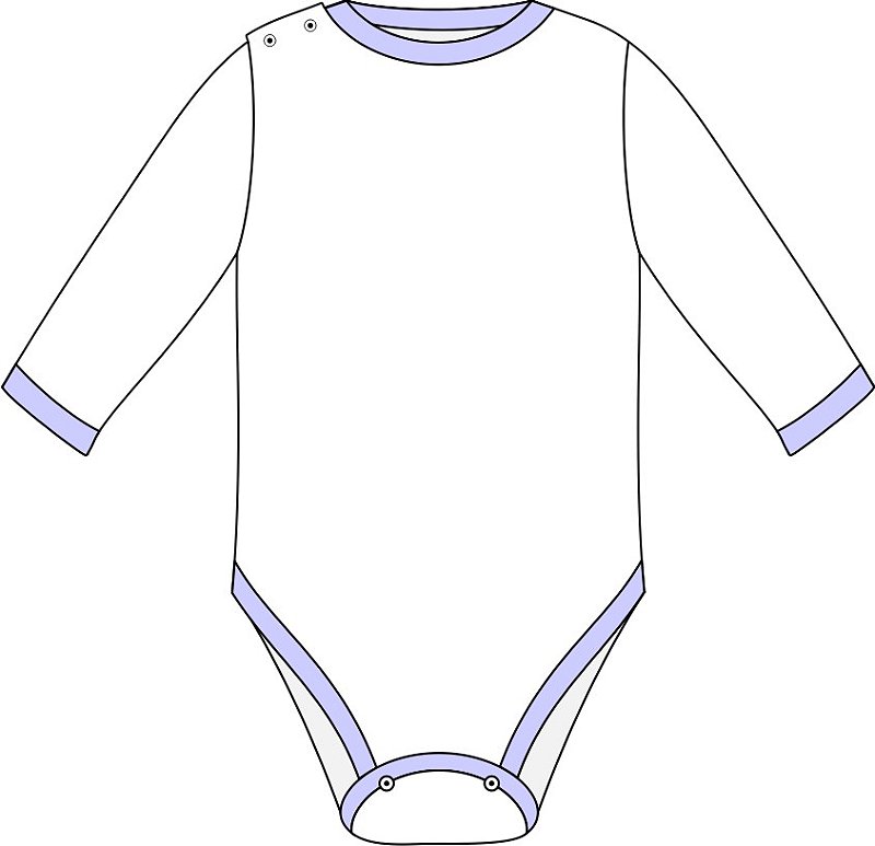 Molde de Body Bebê - Modelitus