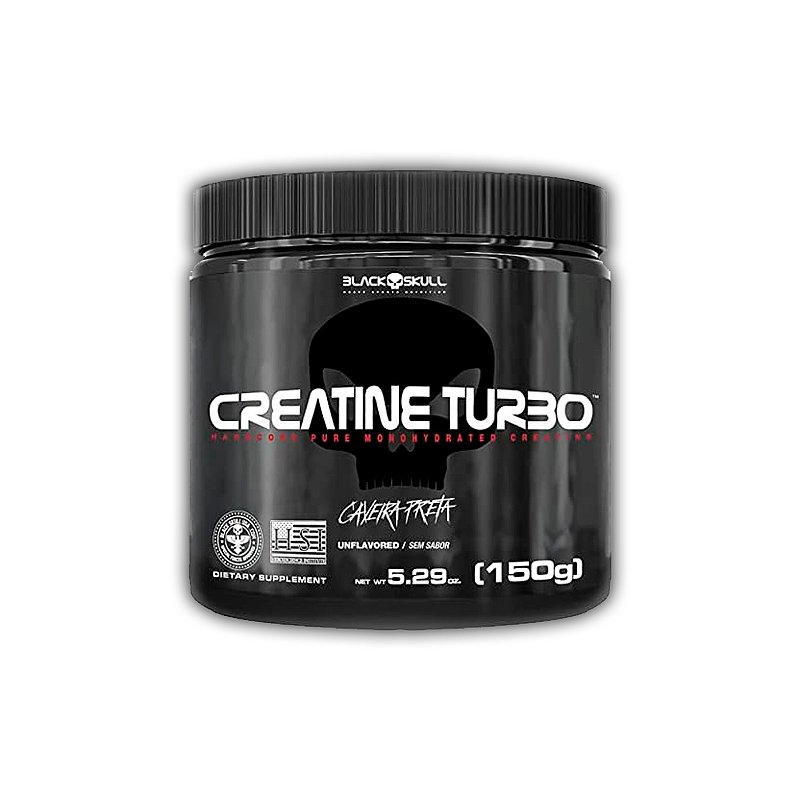 Creatina Turbo 150g Monohidratada - Black Skull - ARS Suplementos