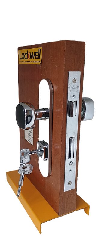 FECHADURA LOCKWELL TETRA CHAVE PARA PORTA EXTERNA - Distribuidora Fechadura