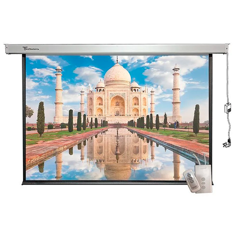 Tela de Projeção Elétrica TBES150V (305 x 229 cm) 110V - TECHLUMENS