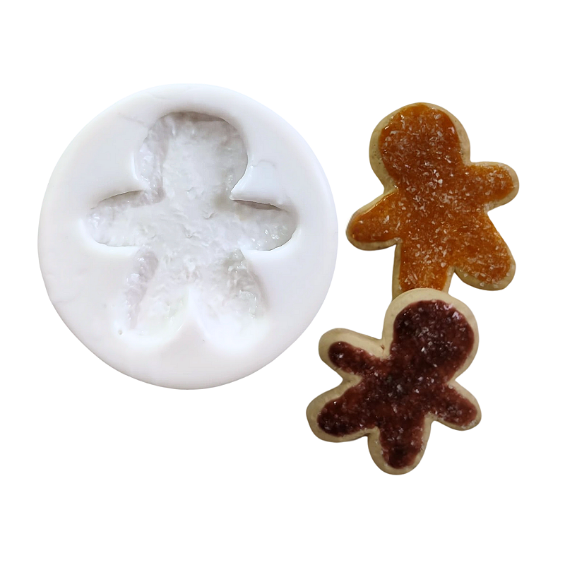 Molde Biscoito Ginger | Forma de Silicone para Artesanato Natalino ...