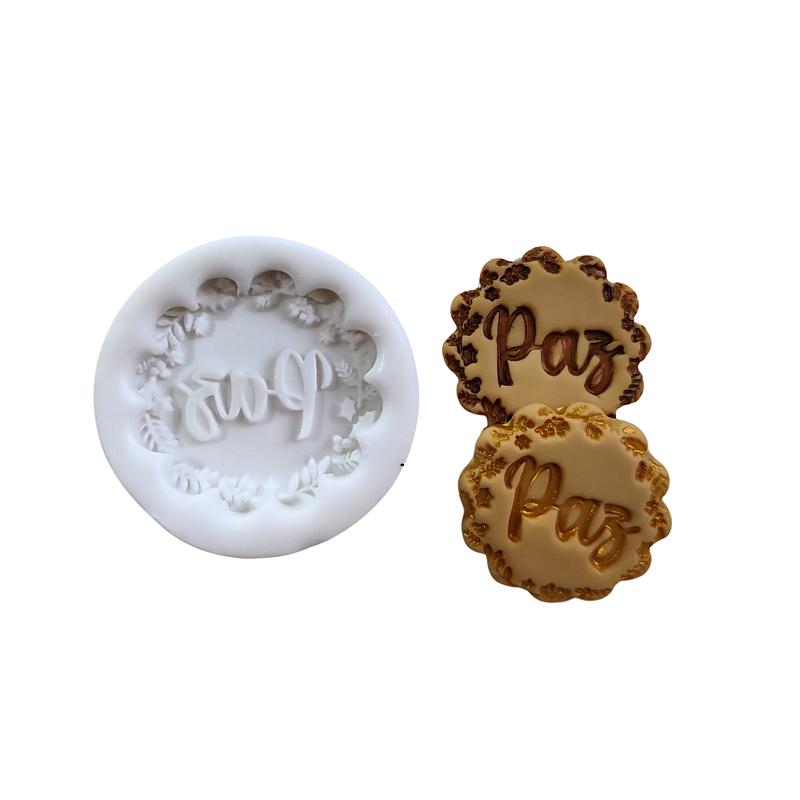 Molde Tag Paz | Forma de Silicone para Artesanato e Decoração - Arte de ...