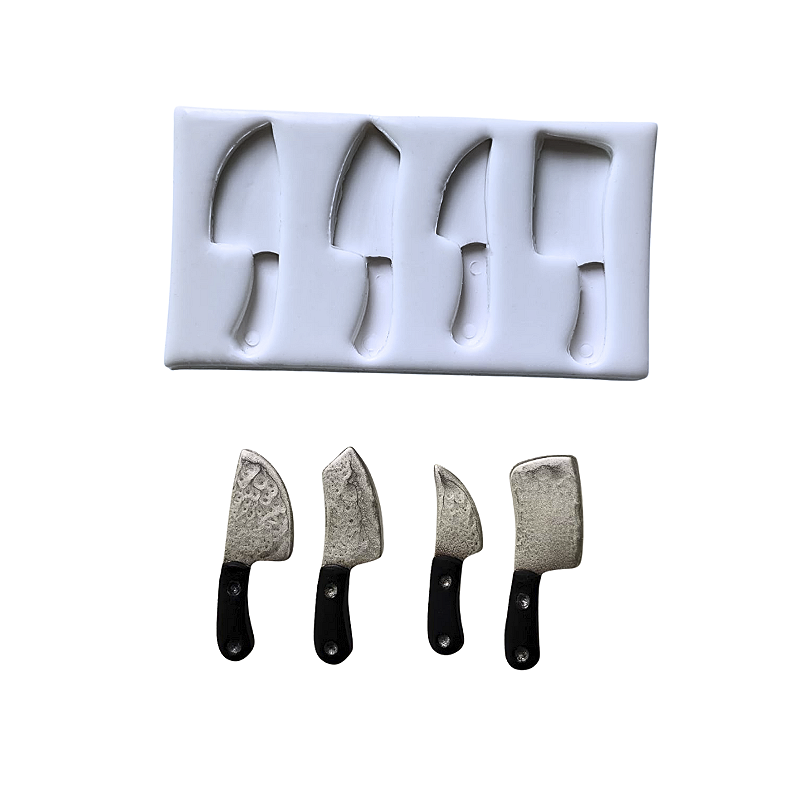 Molde Kit Facas 6 cm | Arte de Massa - Arte de massa