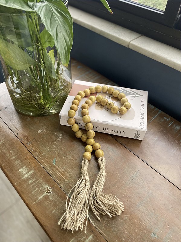 Colar de Mesa WOOD PISTACHE - Madeira 51cm - Trevisan Concept - A Loja ...